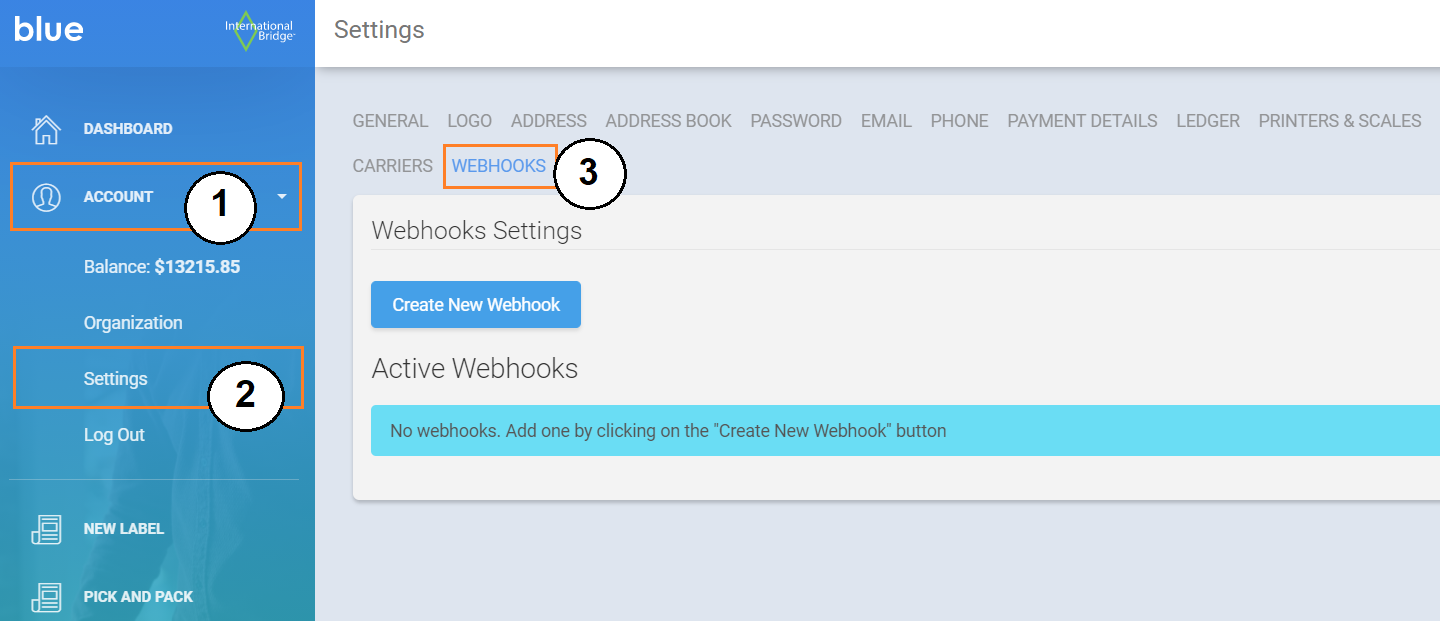 blue™ webhooks- receive automated event notifications – International Bridge